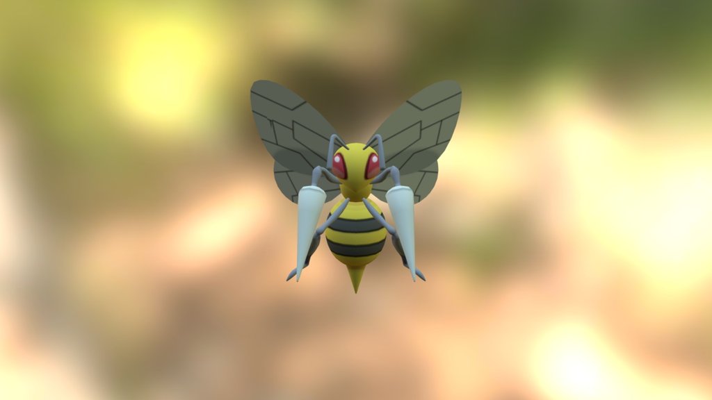 Beedrill - 3D model by Edward Holmes (@edward.holmes) [1d0dfb0] - Sketchfab