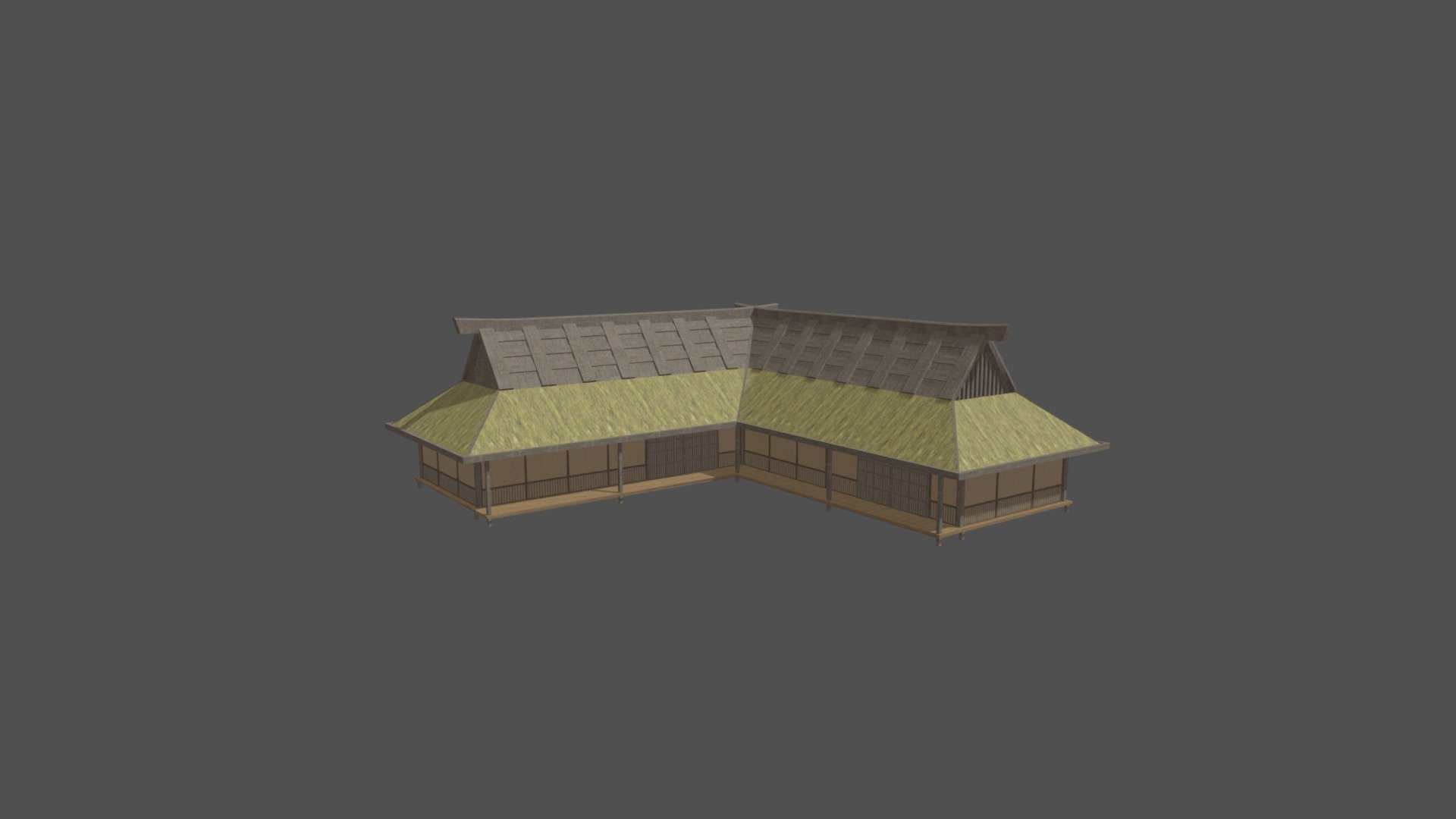 L Shape House - 3D model by David Maldonado Carazo (@dmaldonadoc ...