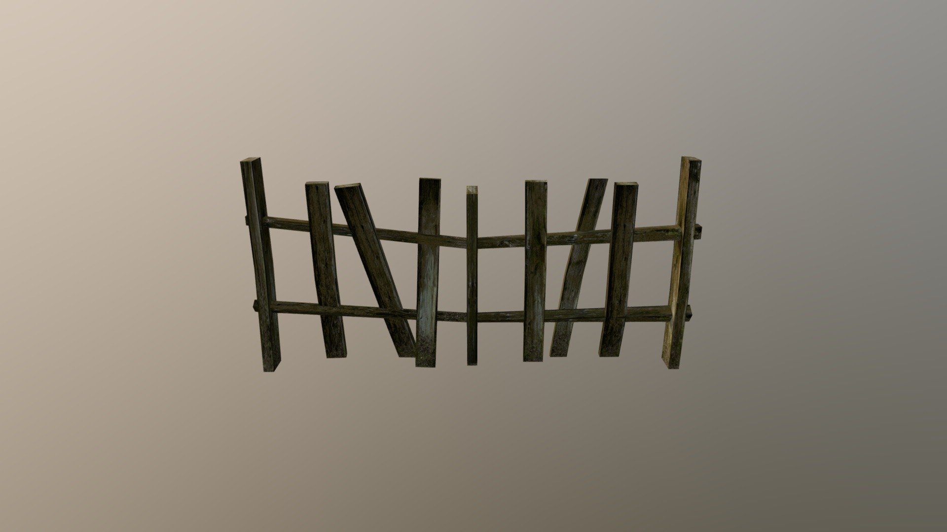 Fence - 3D model by Goospo [1d10247] - Sketchfab