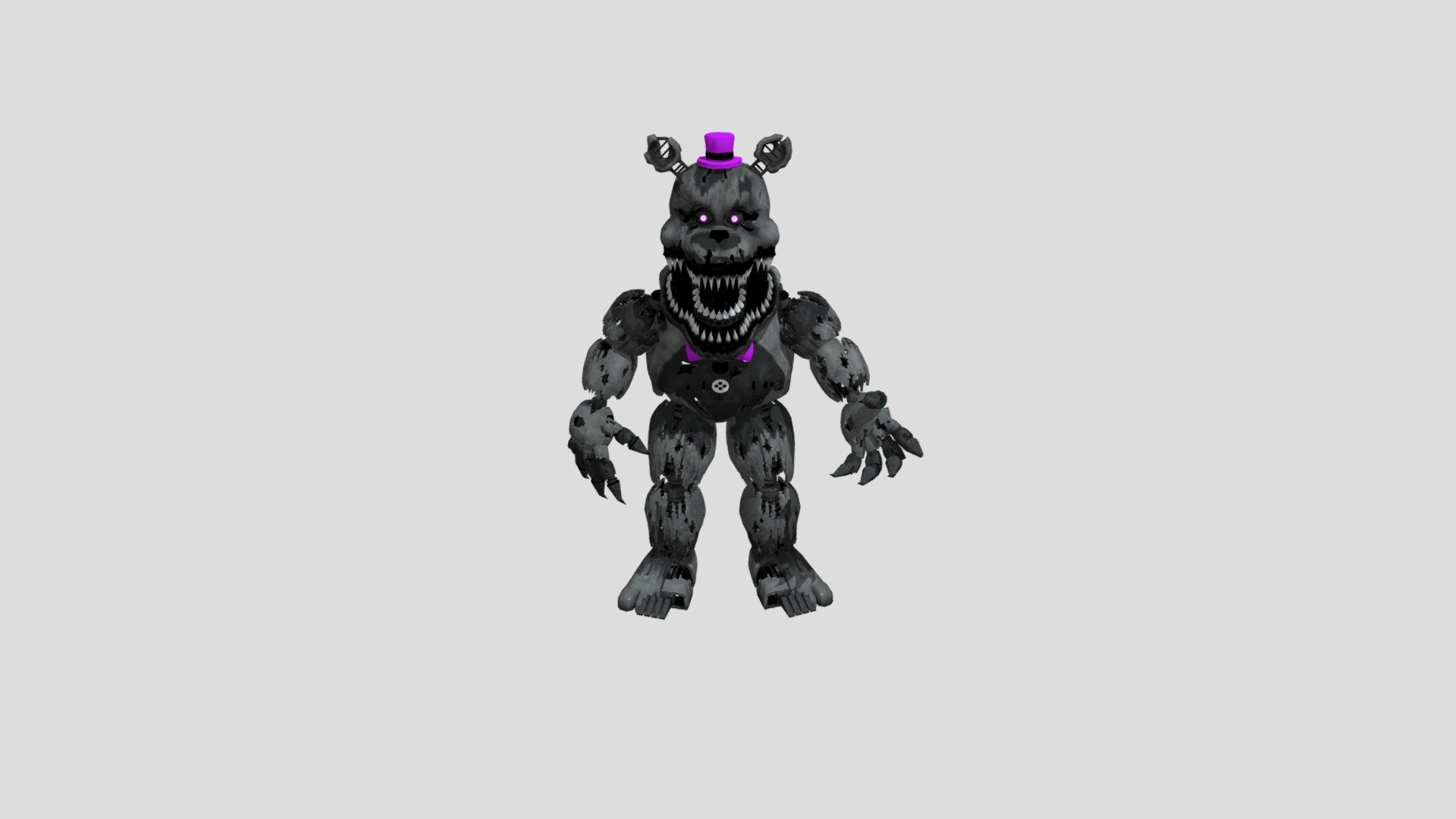 Team Nightmare Greybear FNAFSFM1 - 3D model by kamdezbroz [1d106ee ...
