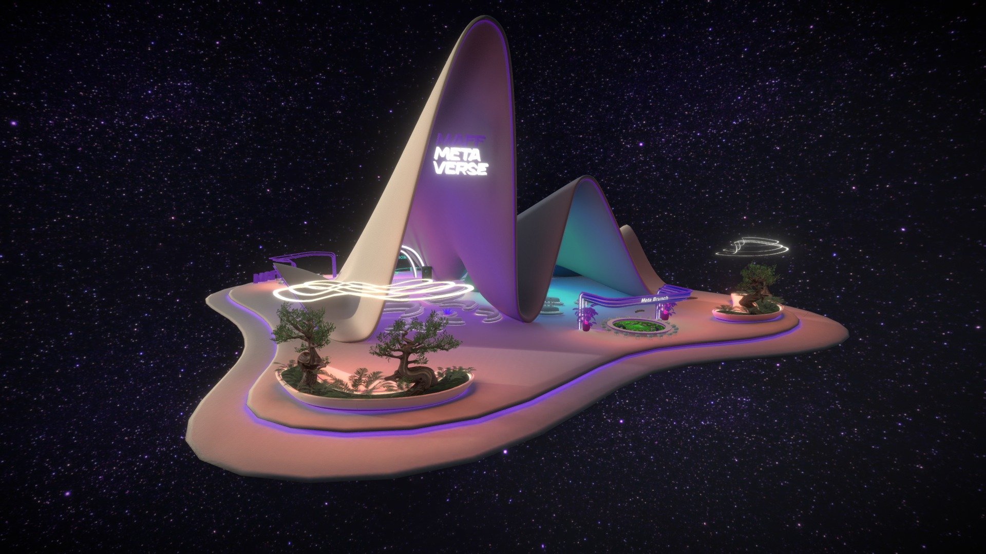 MAFF Meetup Space (Spatial.io) - 3D model by damir CGI (@damir_cgi) [1d11c7e] - Sketchfab
