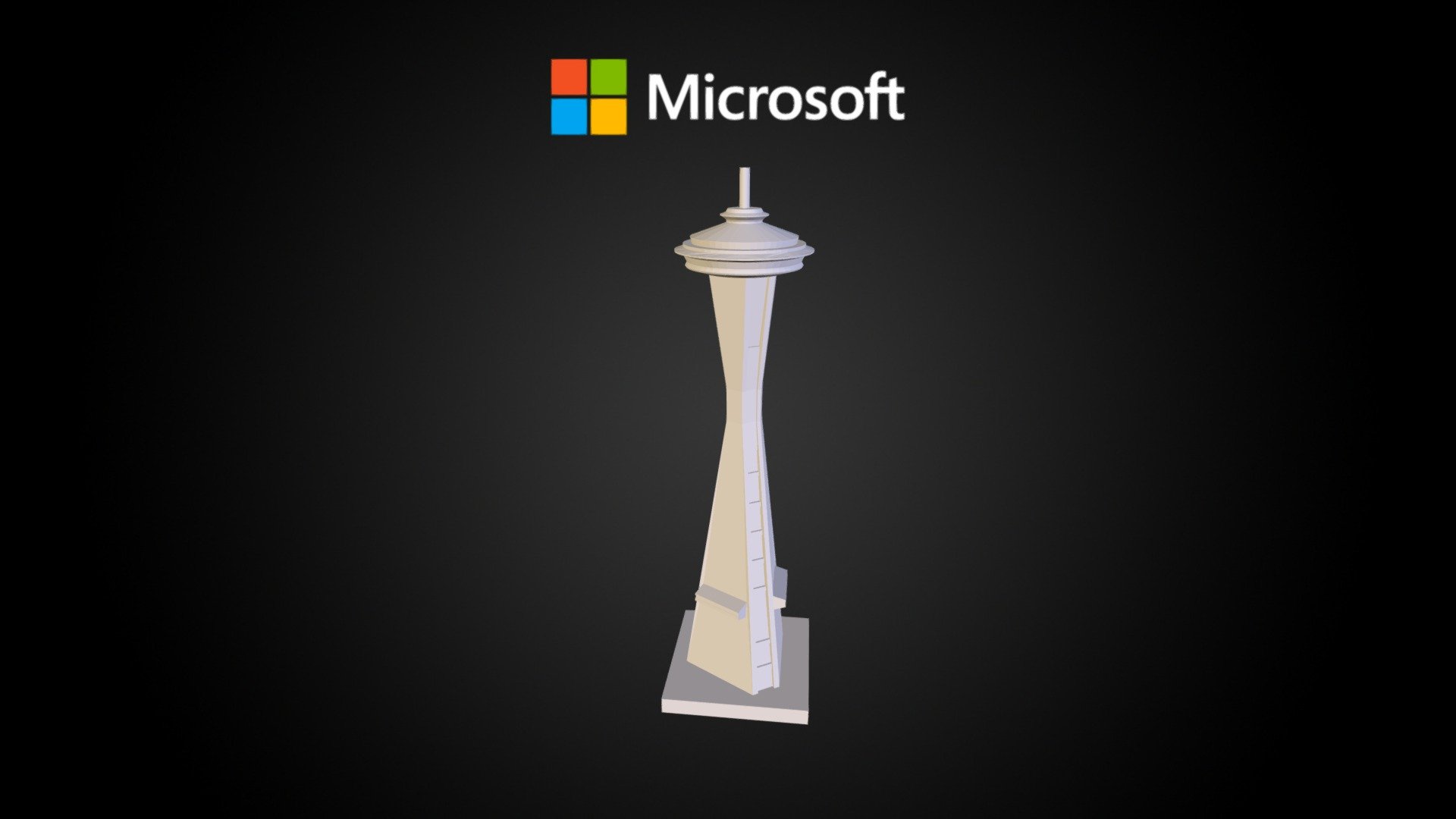Space Needle - Download Free 3D model by Microsoft [1d1325b] - Sketchfab