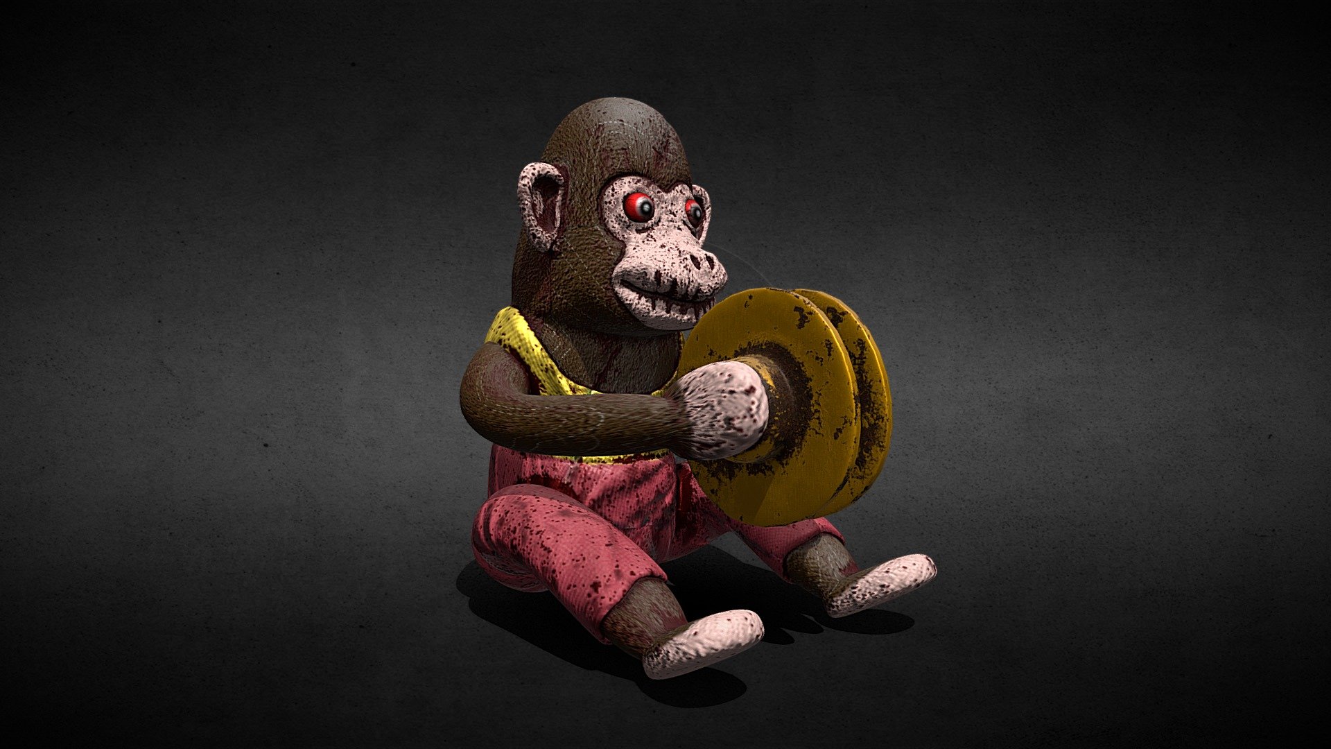 Childhood Toy Monkey - Buy Royalty Free 3D model by 3DGuimaraes ...