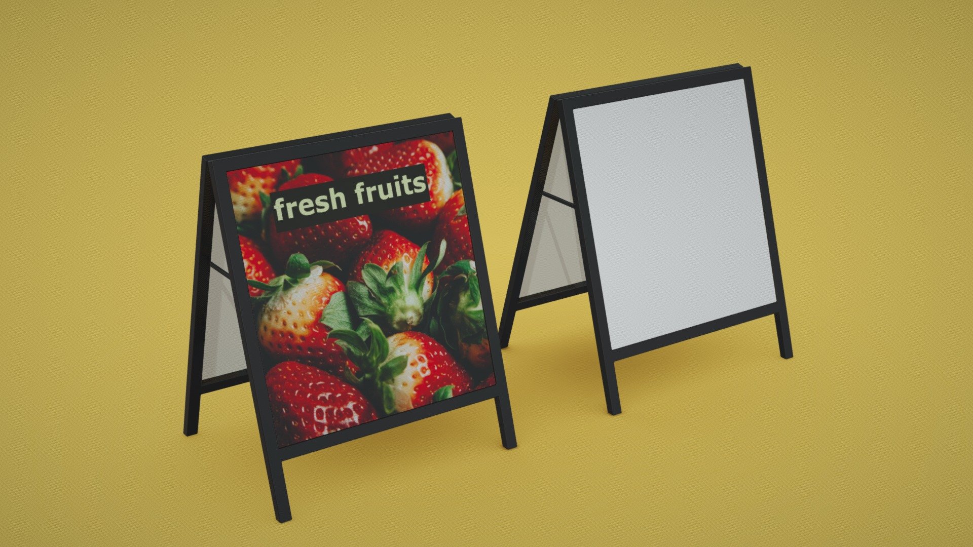 Standee x2 (Mockup) - Download Free 3D model by InMind [1d14b67 ...