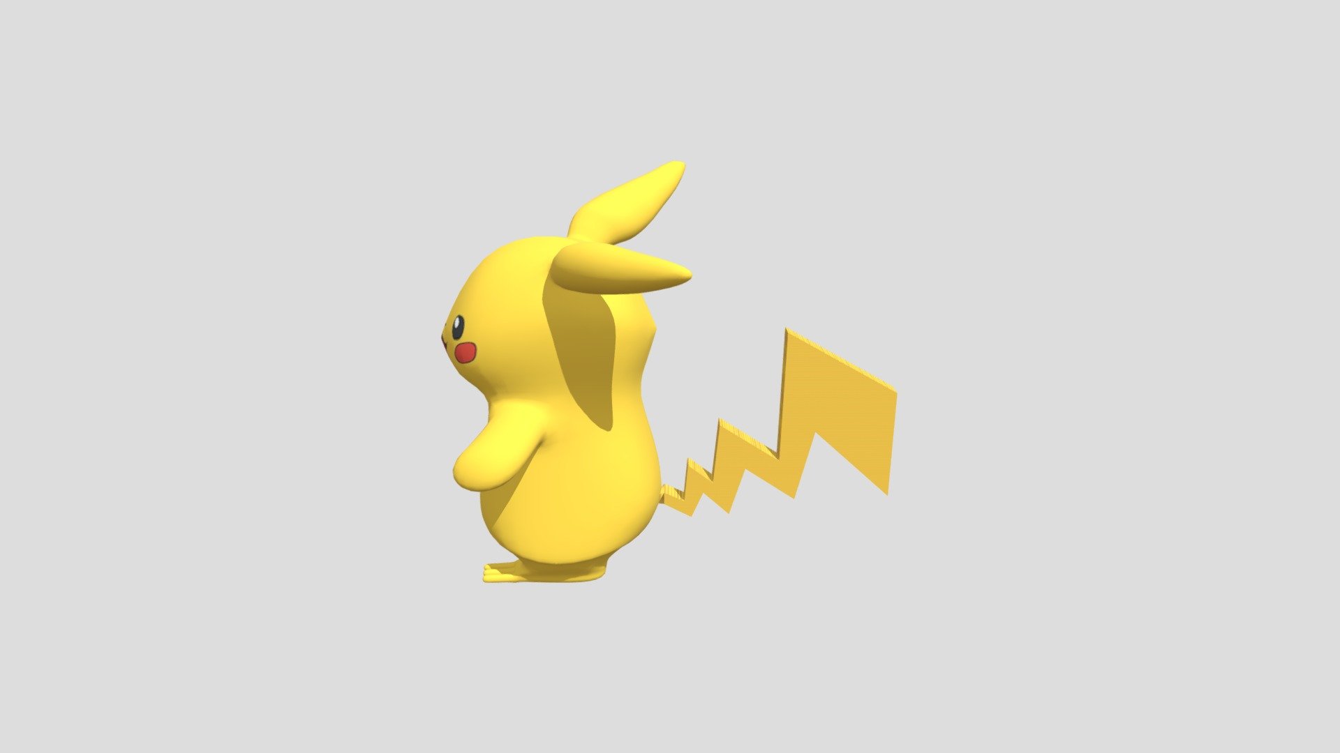 pikachu - 3D model by tet_lis [1d1661b] - Sketchfab