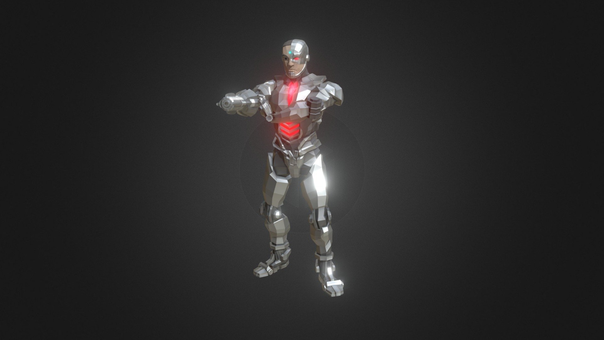 Cyborg (Ray Fisher) - Download Free 3D model by DavidA3D [1d16e7f ...