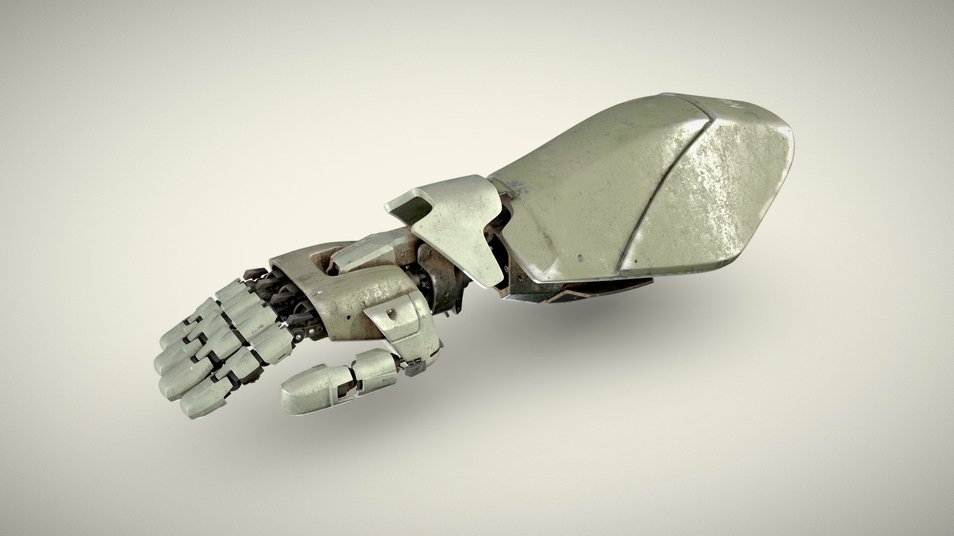 Robotic Power Arm - Buy Royalty Free 3D model by l0wpoly [1d16ec1 ...