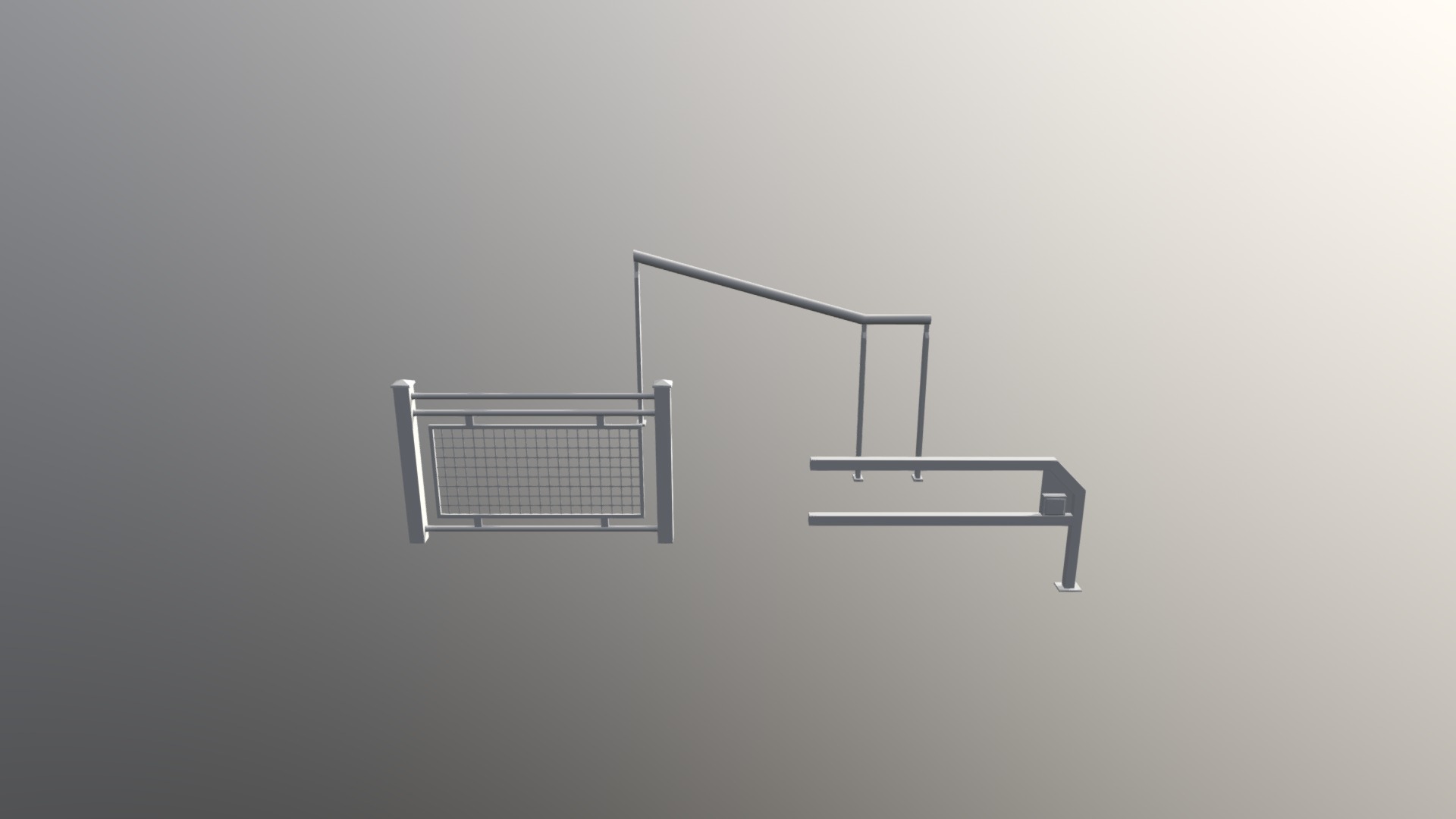 Railing - 3D model by Zack.Hargrove [1d1a953] - Sketchfab