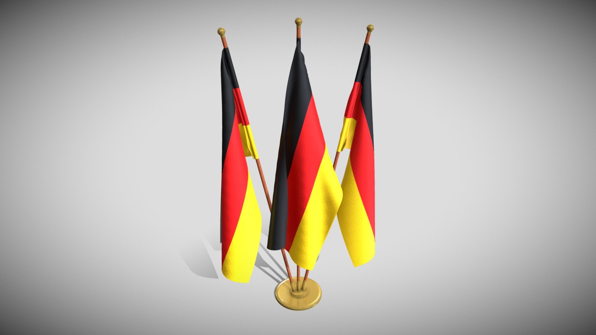 Germany Flag Pack - Buy Royalty Free 3D model by dragosburian [1d1b094 ...