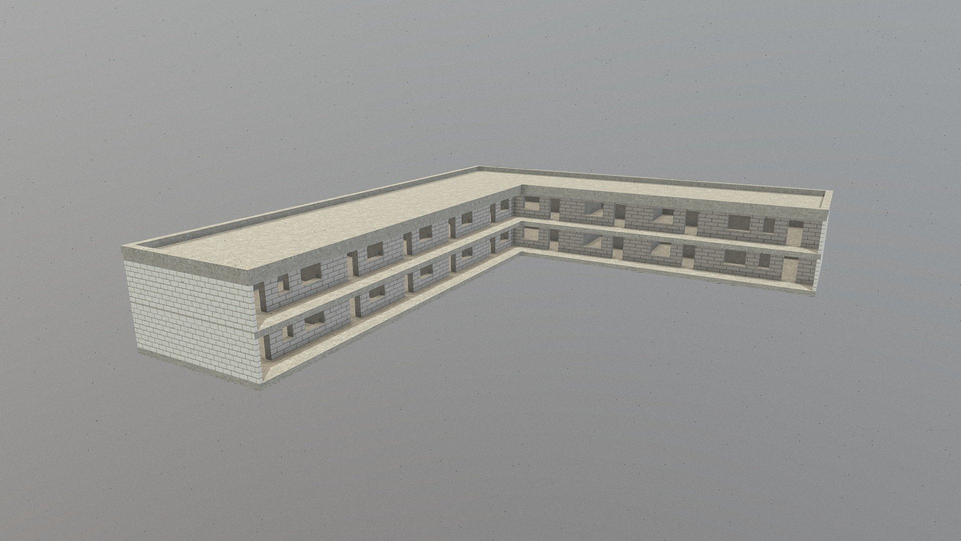 Motel Building - Download Free 3D model by trystyrobot [1d1b250 ...