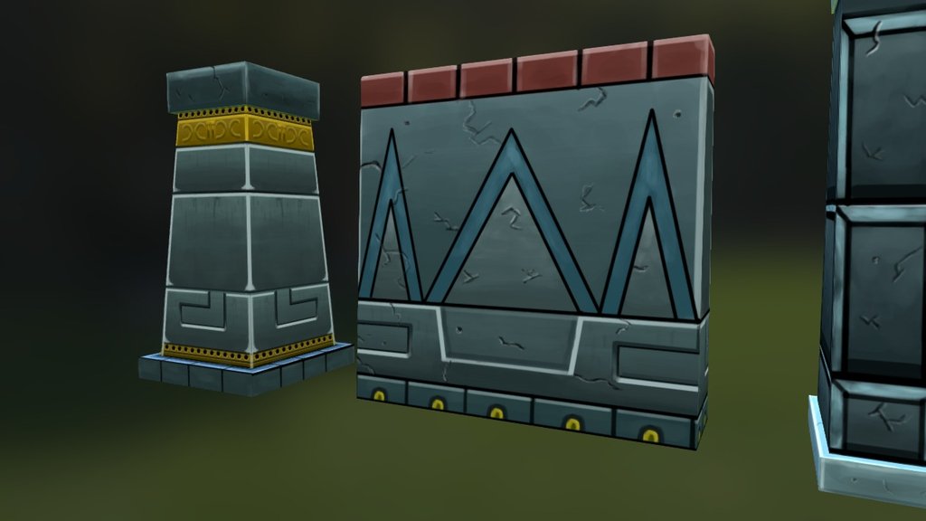 Aztec Modular Building Pieces - 3D model by tsacoyianisb12 [1d1b8c0 ...
