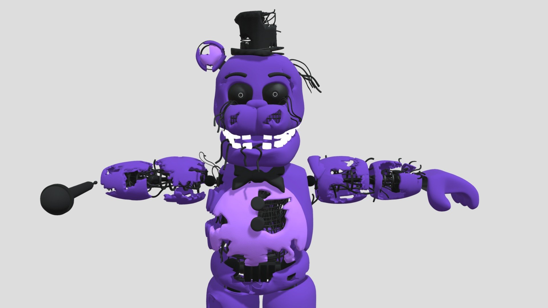 Rotten Shadow Freddy V2 By Bunzai - Download Free 3D model by Broken ...