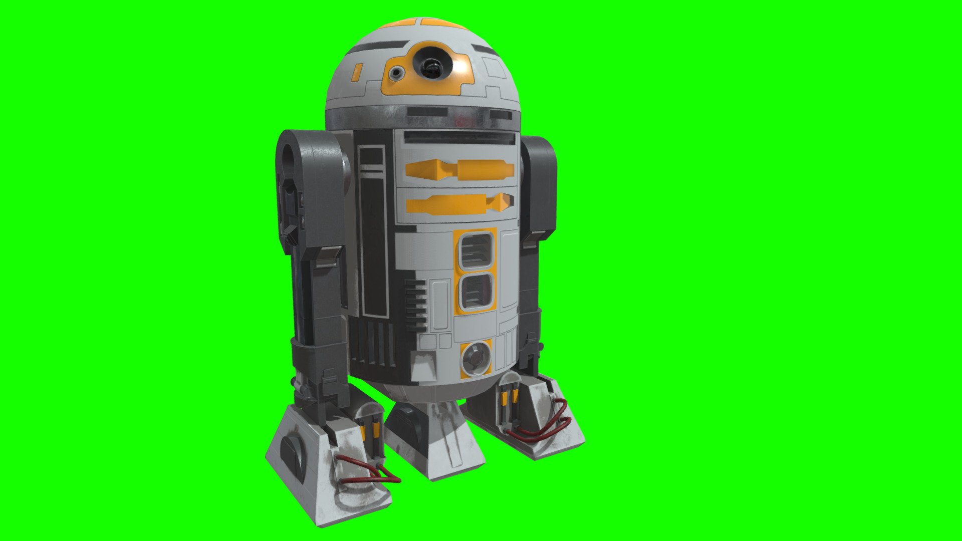 RD-3 Astromech Droid - 3D model by jchapman1984 [1d1e6f6] - Sketchfab