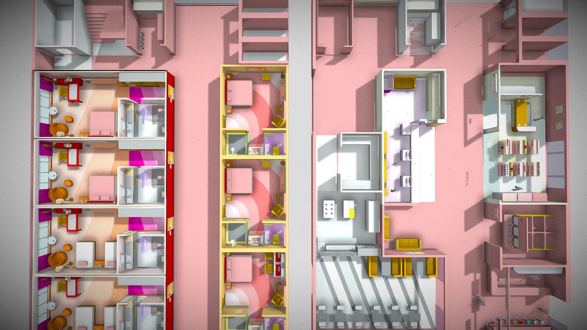 迷你酒店 - Micro hotels - Download Free 3D model by MrdT (@mrdt.club ...