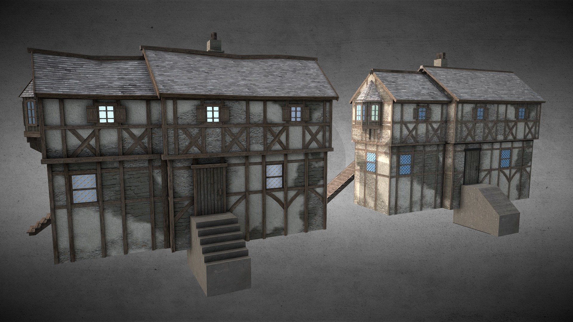 Medieval: Town House2 - Buy Royalty Free 3D model by Daniel ...