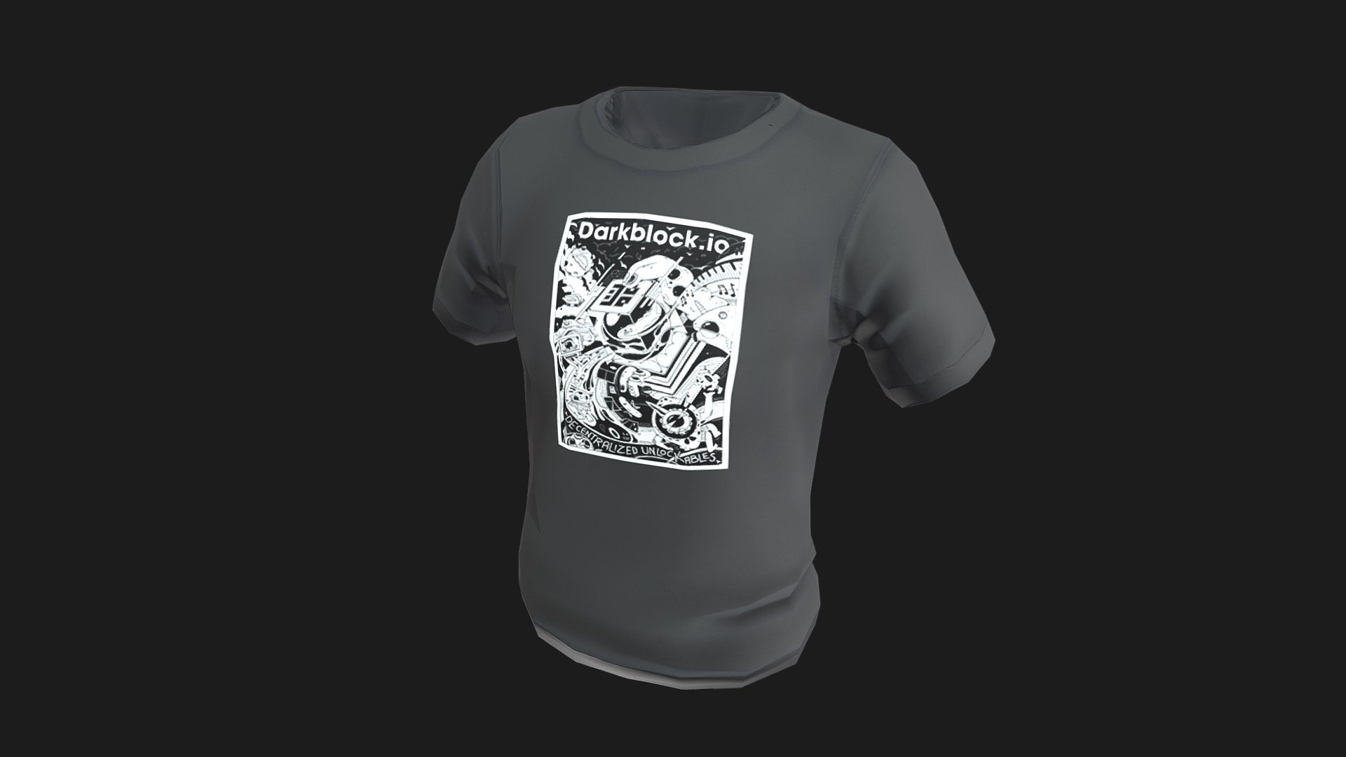 Darkblock T-shirt - 3D model by Joey (@joeyj) [1d224a8] - Sketchfab