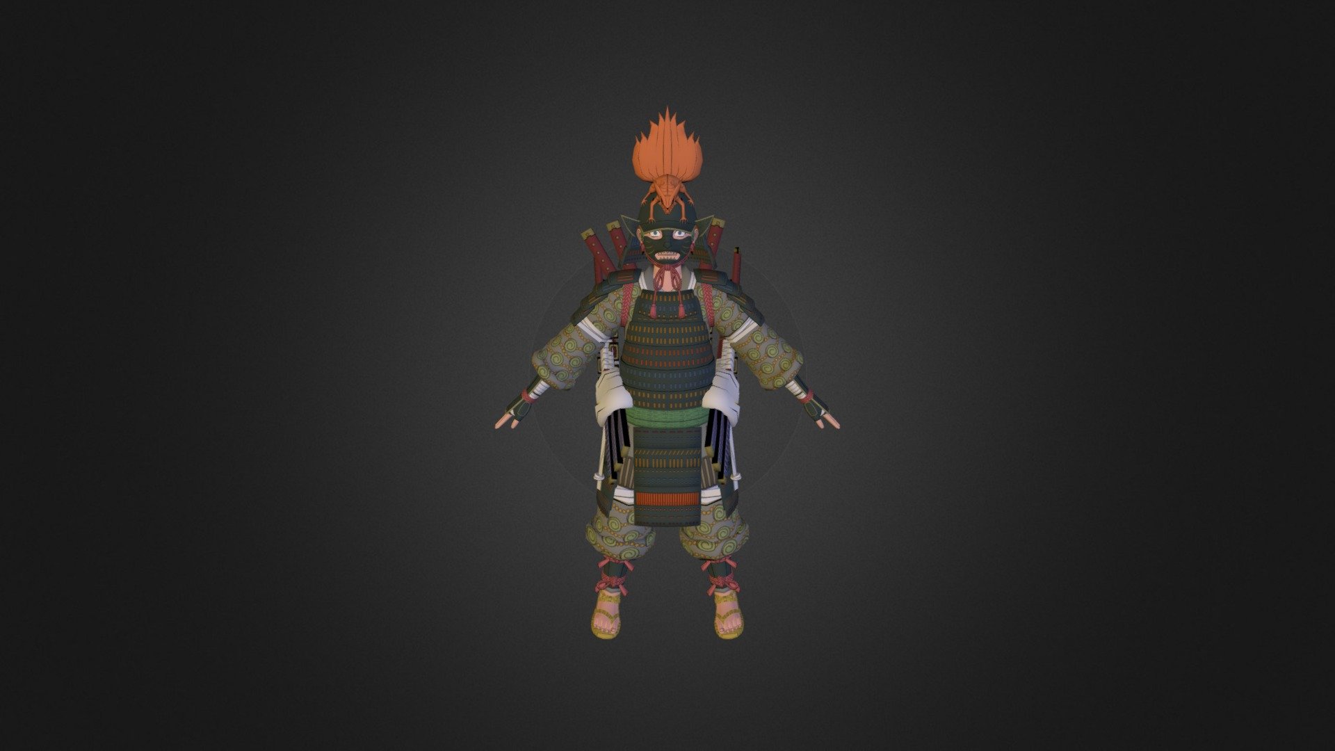 Naruto Samurai - 3D model by LorisC93 [1d26f2d] - Sketchfab