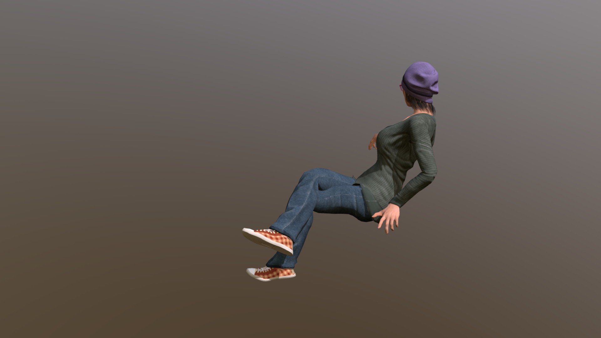 Female Sitting Pose-2 - 3D model by mscoop_ [1d291b3] - Sketchfab