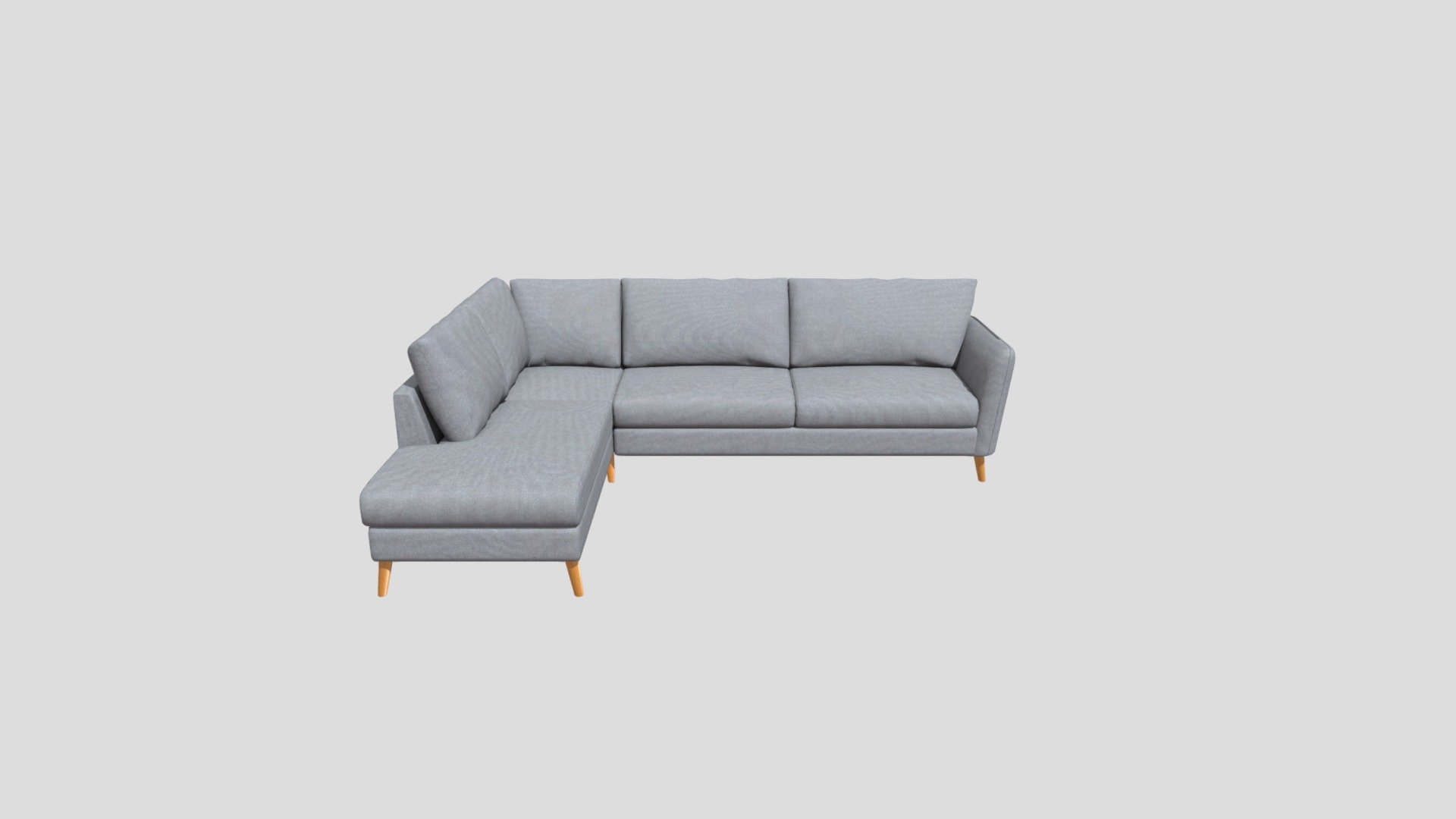 Trend Sofa 3 Seater With Chaise Lounge Left - Buy Royalty Free 3D model ...