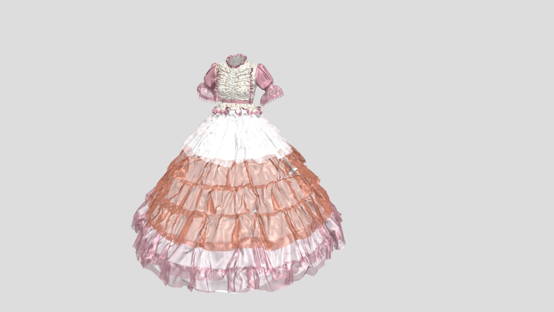 Shindig Dress - Download Free 3D model by A9908244 [1d2c4a7] - Sketchfab