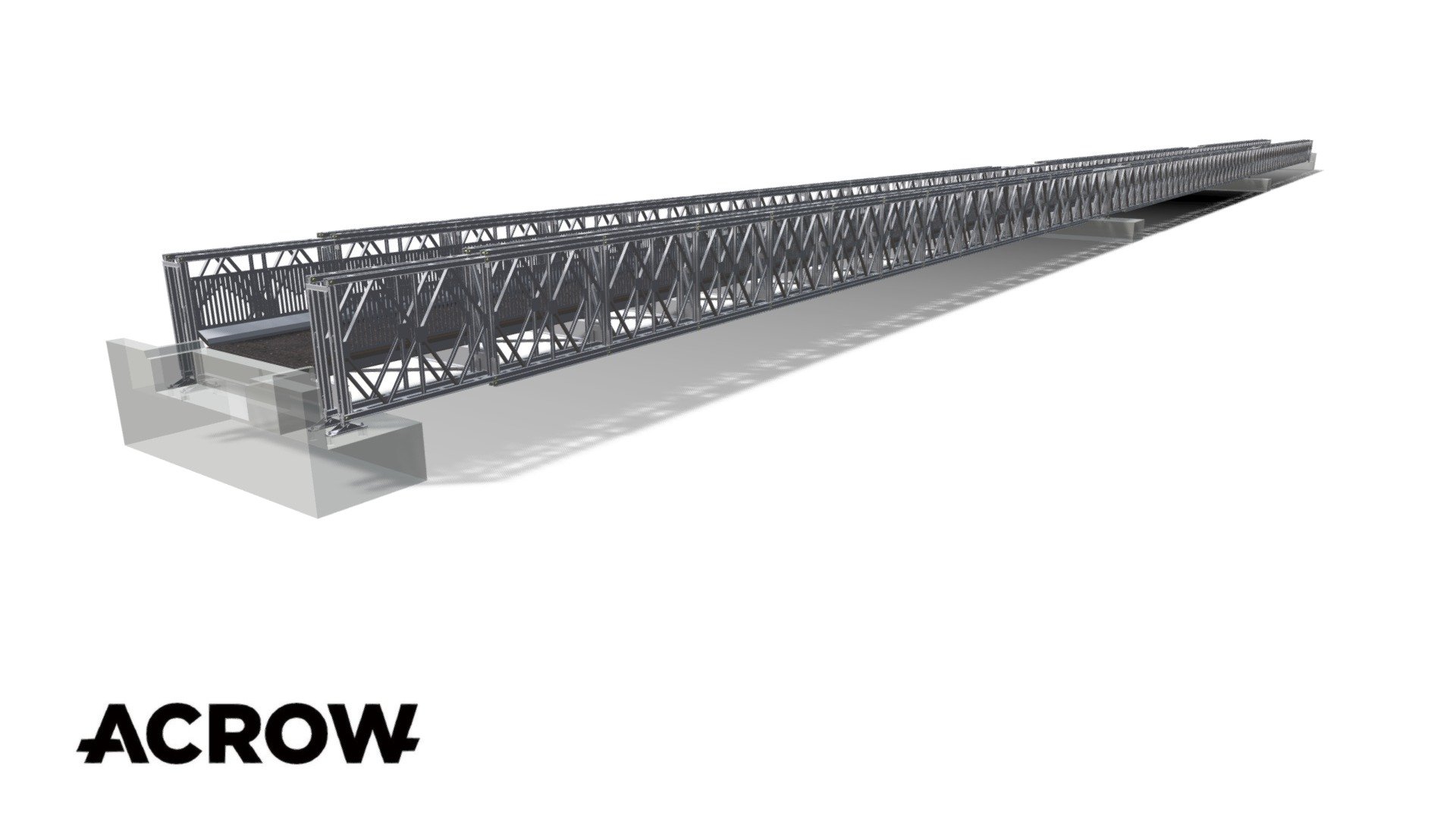 Mabey Compact 200™ Multispan - 3D model by ©Acrow. All rights reserved ...