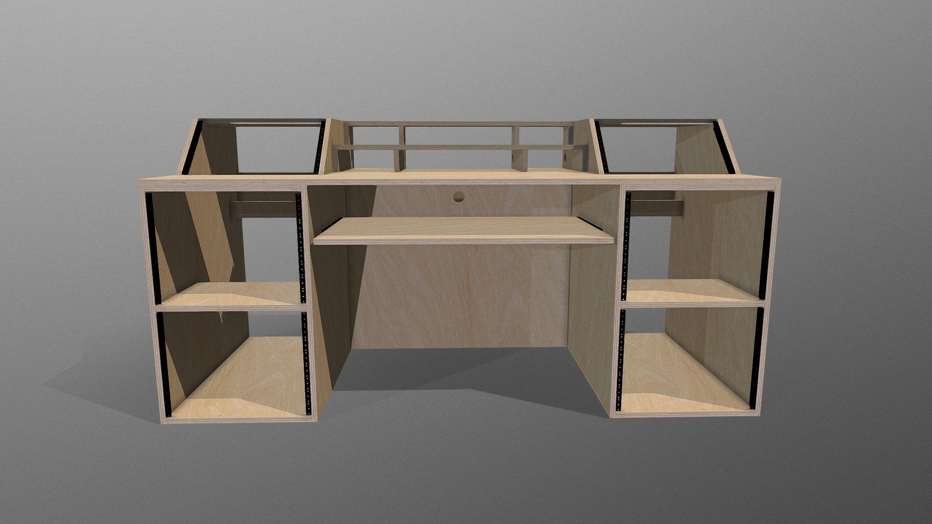 Desk - 3D model by Howie Duhzit (@howieduhzit) [1d2dcd4] - Sketchfab