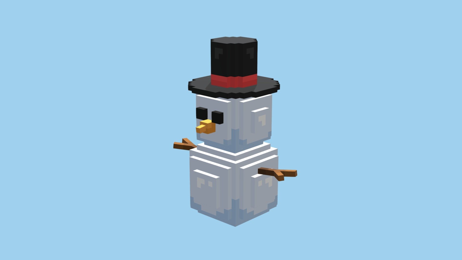 Snowman - 3D model by pikamon025 [1d2dd56] - Sketchfab