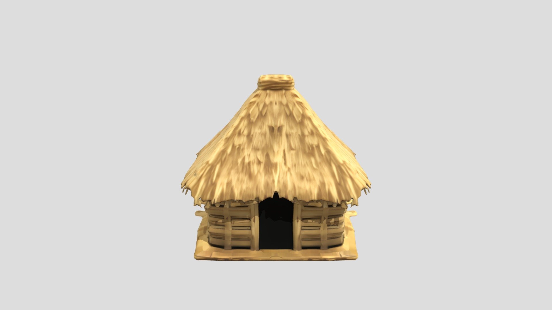 straw hut miniature - 3D model by 6afc76284a294bcbb7b887843ee055 ...