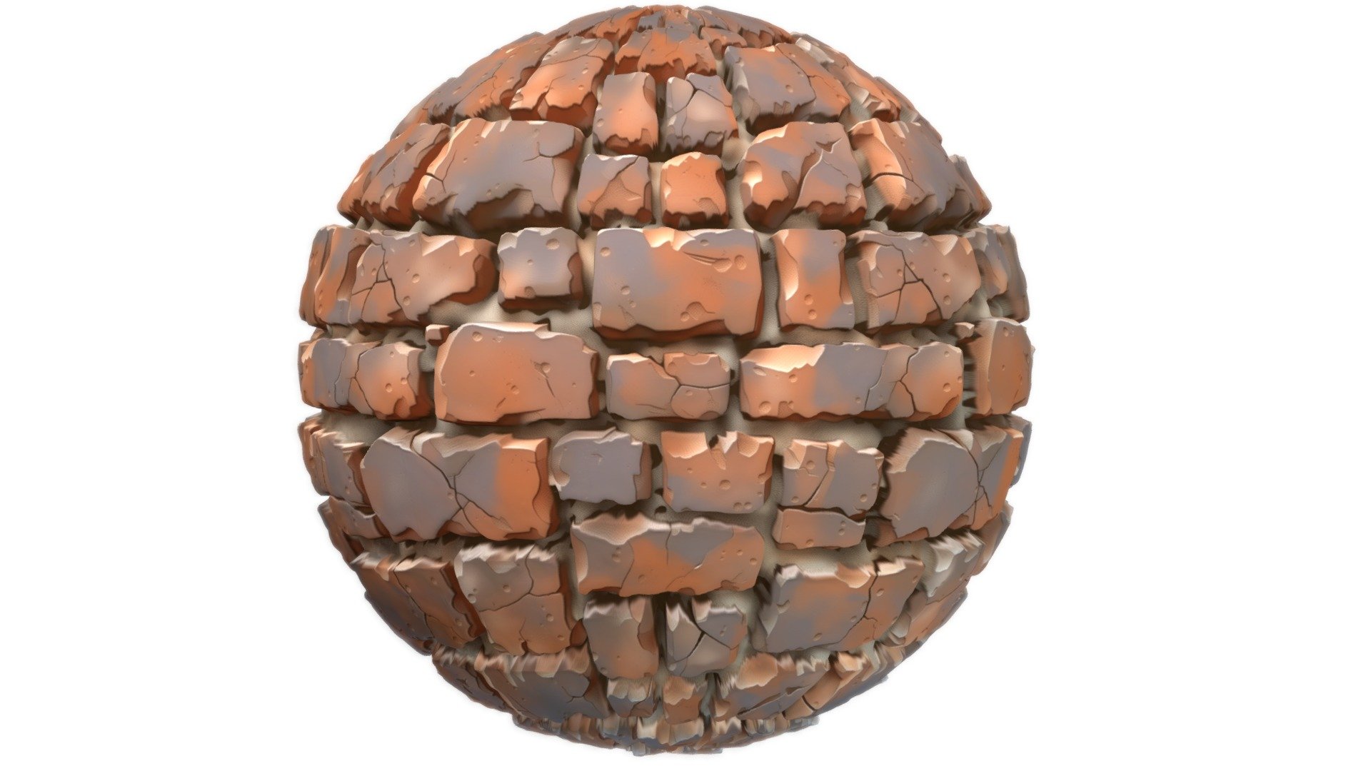 Stylized Brick Seamless Texture - Buy Royalty Free 3D model by ...