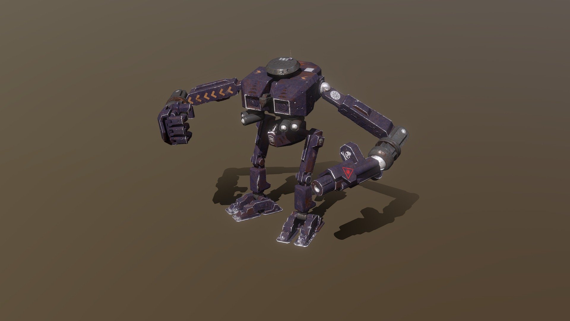 Mad Max styled Robot - 3D model by Robin.De.Paepe [1d2f650] - Sketchfab