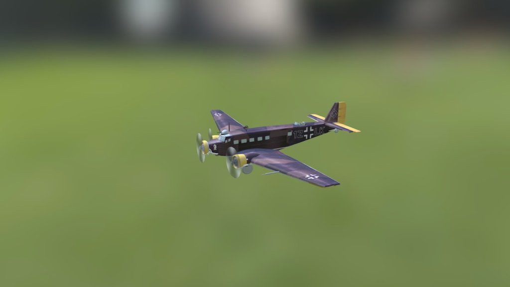 Ju52 - Download Free 3D model by manilov.ap [1d30f9a] - Sketchfab