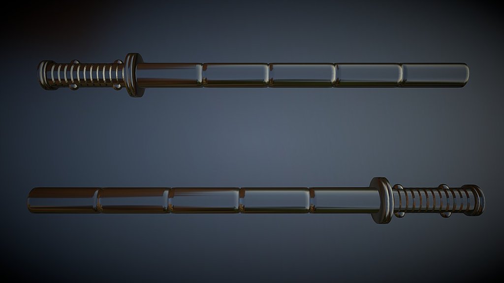 Steel Batons - Download Free 3D model by TonyDecvA180XN (@tony_joker ...