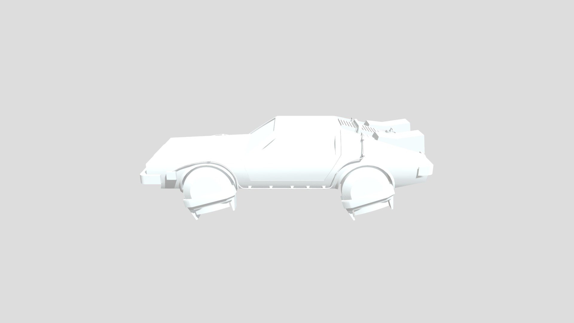 Delorian - 3D model by The_VladiMotors [1d31dfd] - Sketchfab