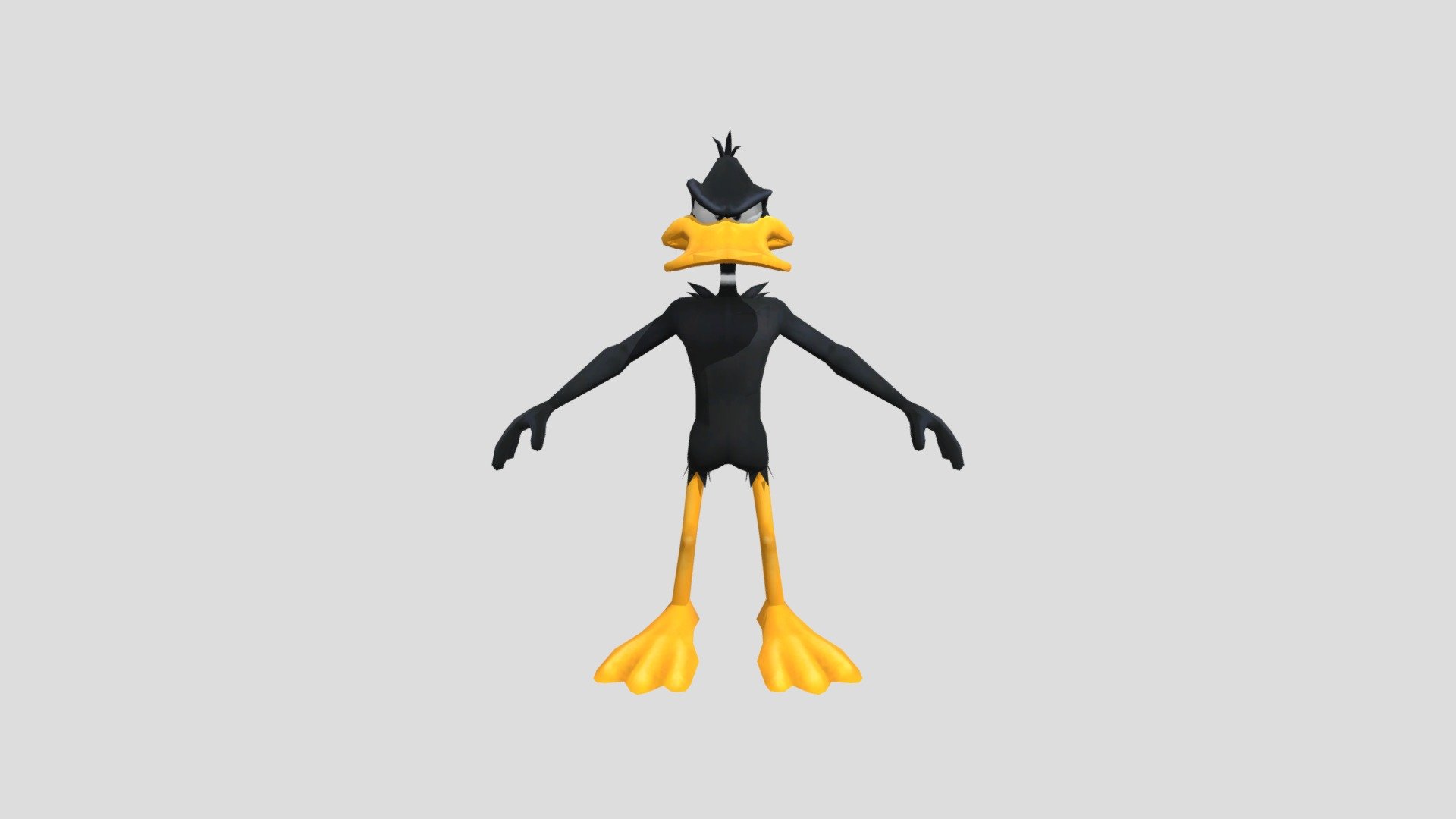 Daffy Duck - Download Free 3D model by I'm a Looney Tunes Fan! (@Mariwofhwod) [1d32bf8] - Sketchfab