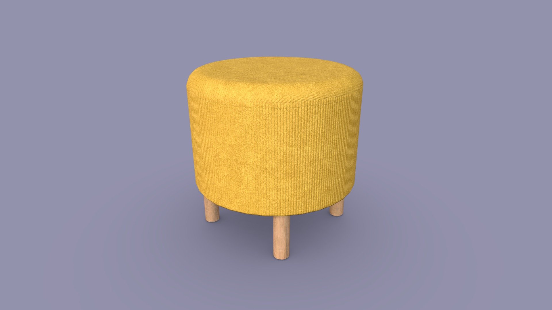 Pouf - 3D model by -eugenie- [1d34554] - Sketchfab