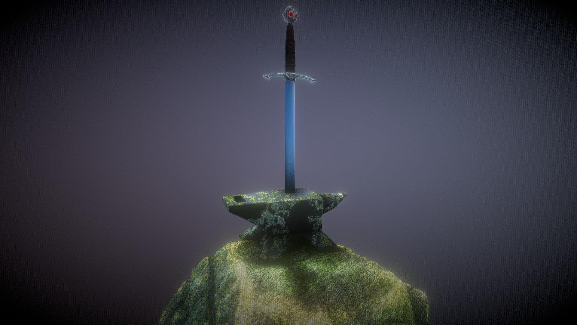The Sword in the Stone - 3D model by keith_jones [1d34e68] - Sketchfab