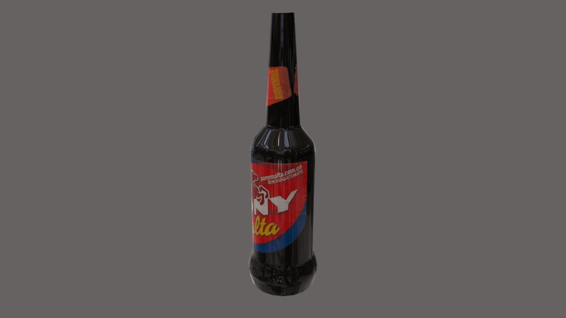 Botella Pony Malta - 3D model by diegor_12 [1d35026] - Sketchfab