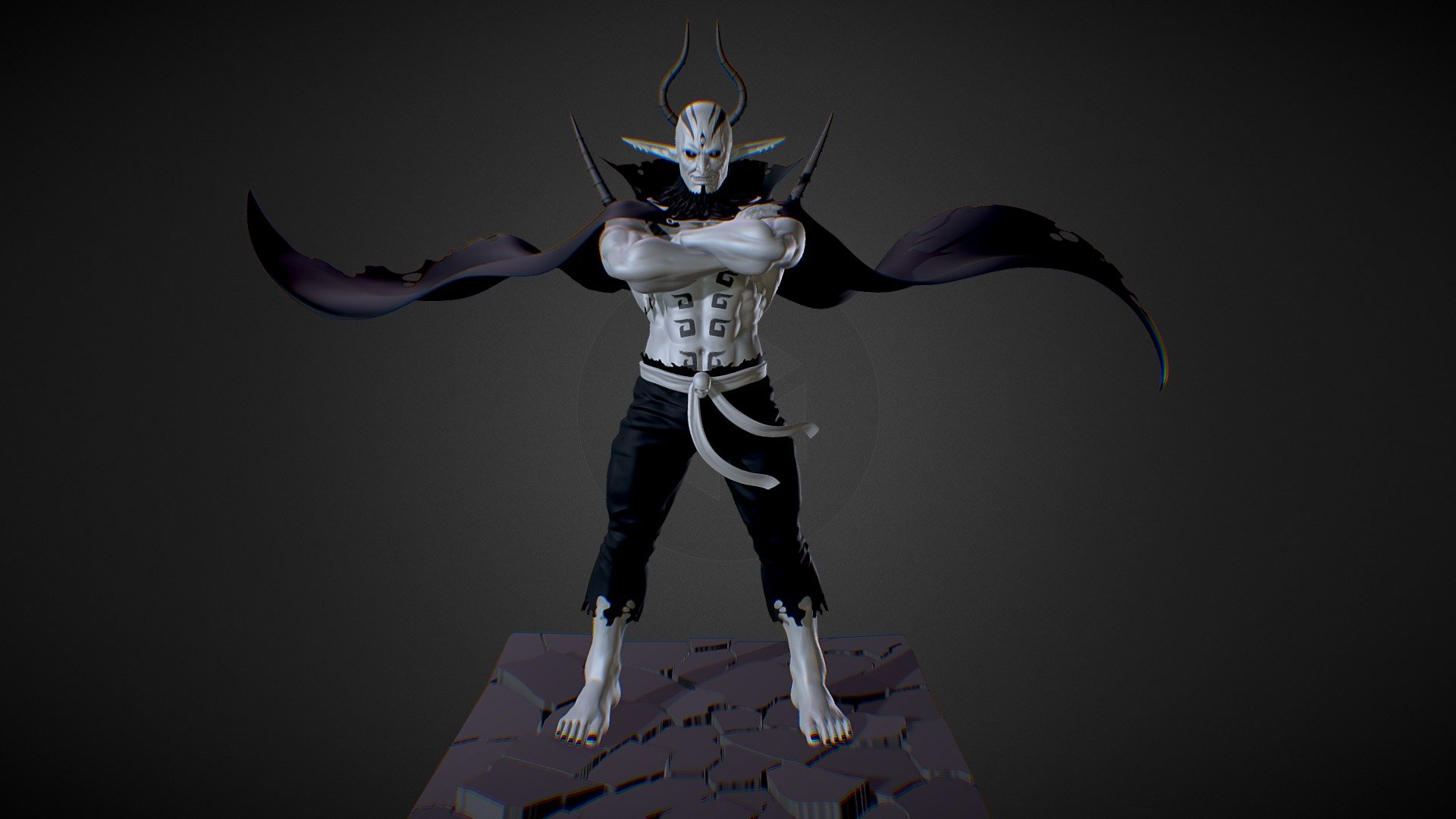 ｢魔王様｣/｢Demon Lord｣ anime manga character - 3D model by Mizuno (@mizuno ...