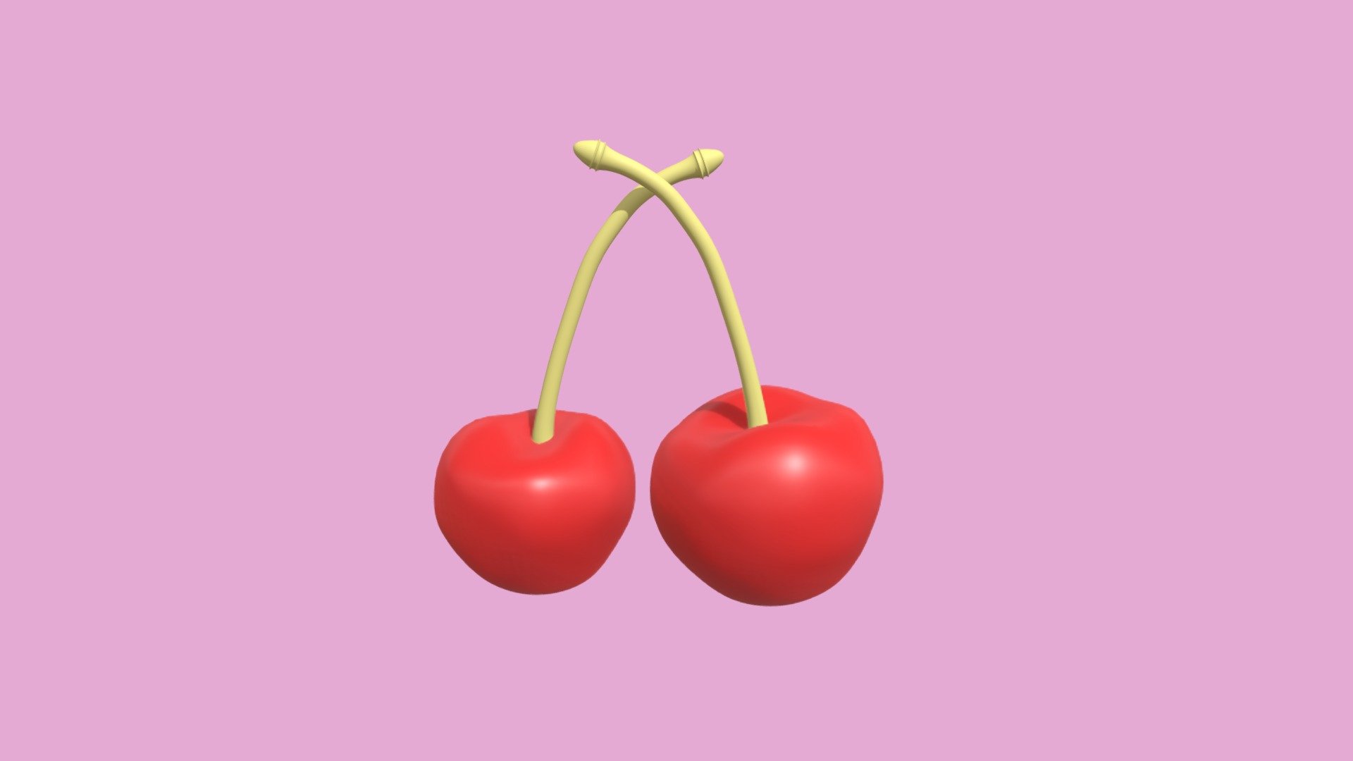 Cherry Fruit - 3D model by sebisaku [1d37f7c] - Sketchfab