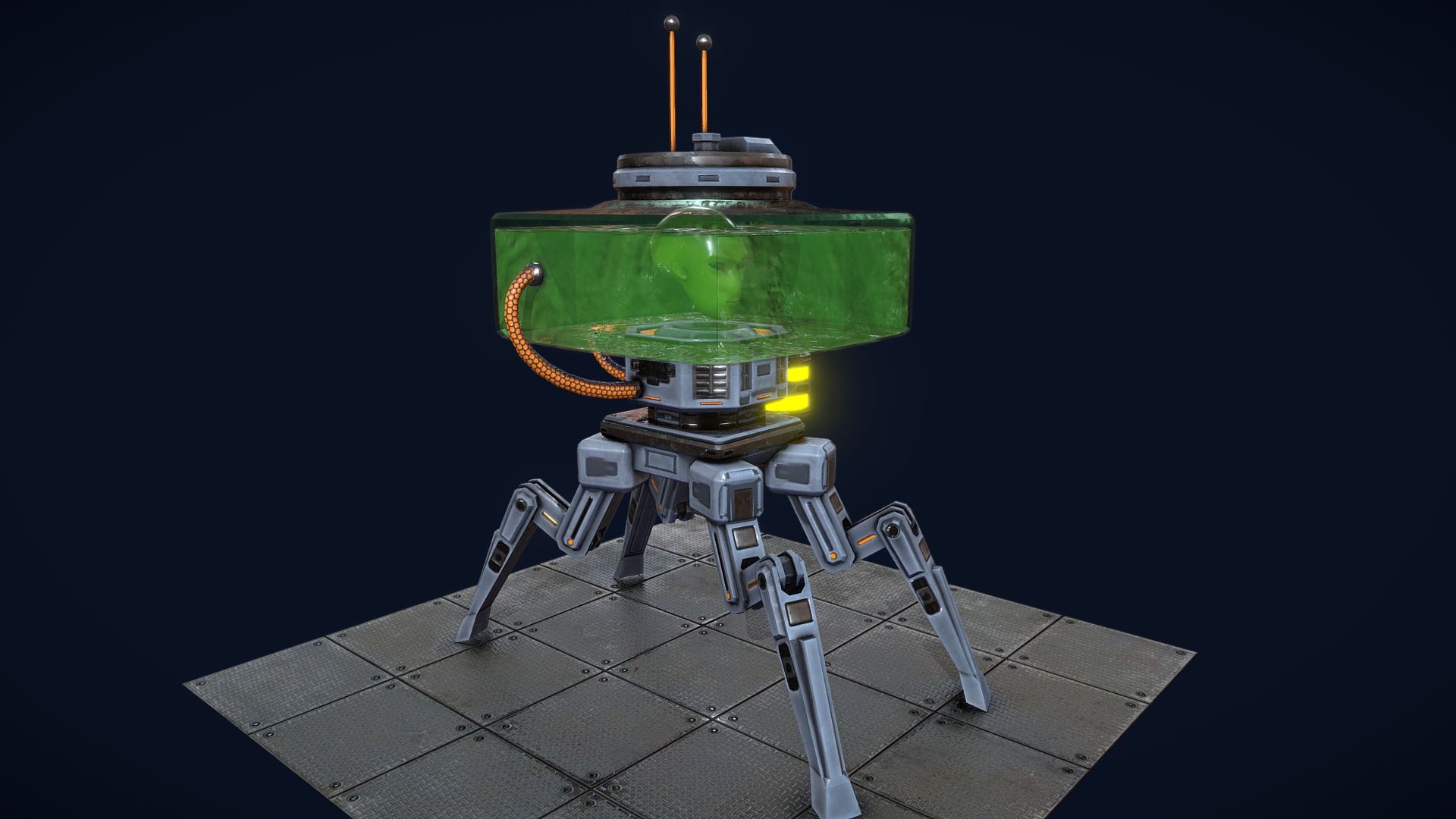 Mecha Alien Robot 28 - Buy Royalty Free 3D model by Chirag ...