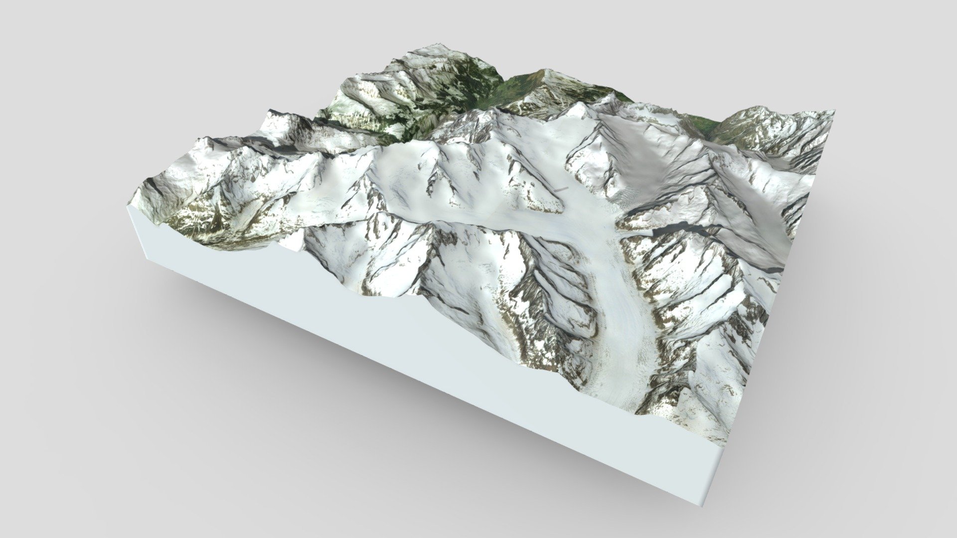Planinski prevoj Jungfraujoch - Download Free 3D model by e-sfera ...