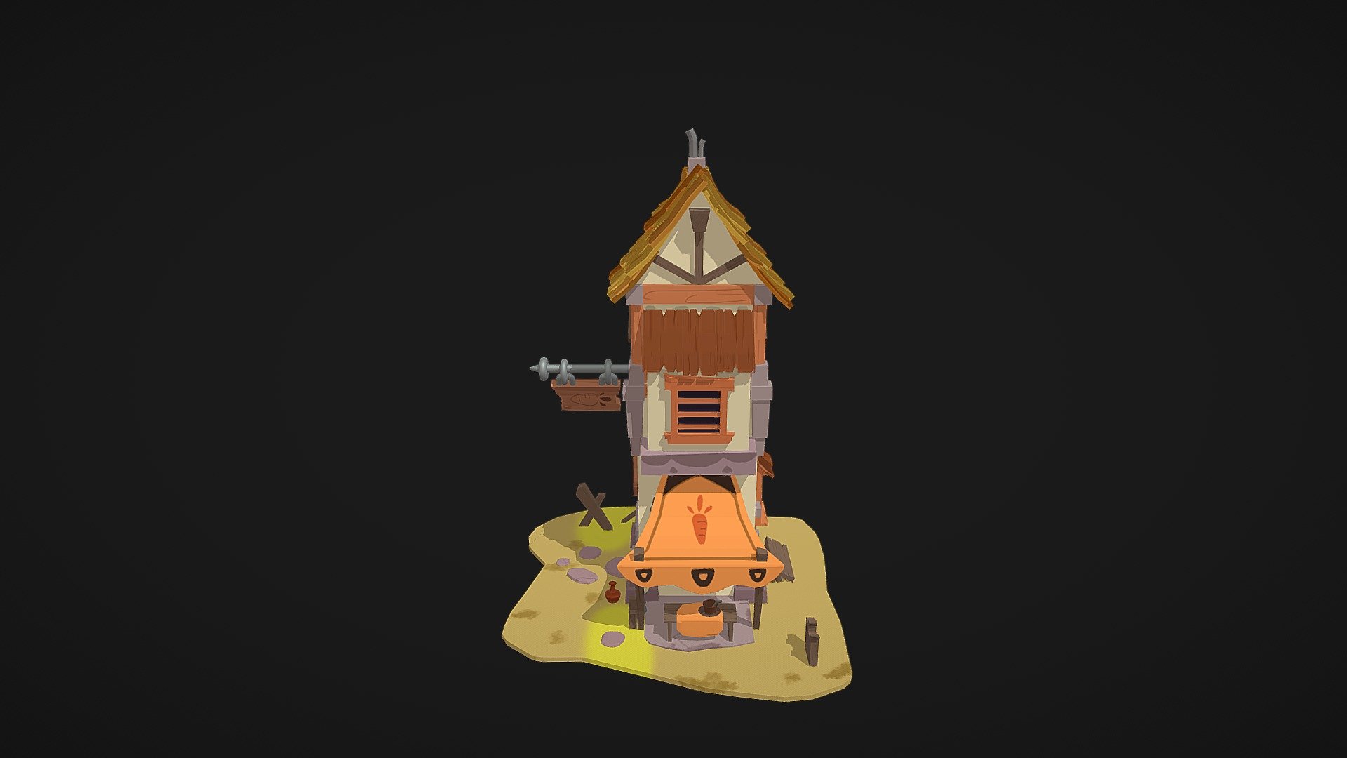 Shack Model - 3D model by Shinny355 [1d3bec5] - Sketchfab