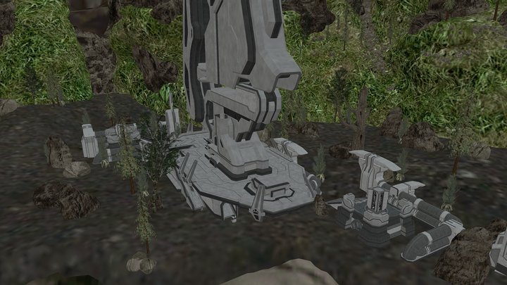 Installation 3D models - Sketchfab