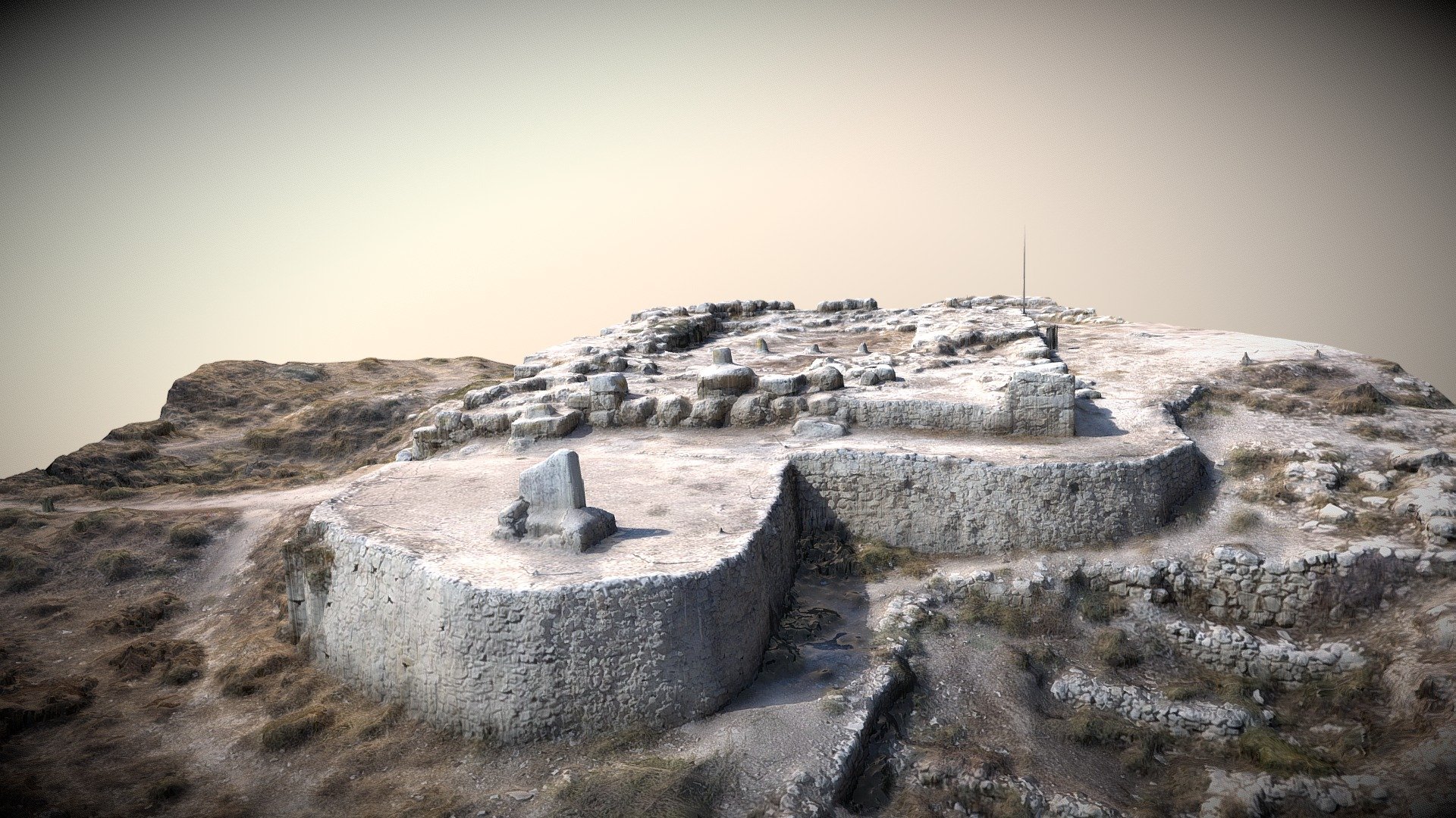 Tell Balata ruins - 3D model by Ramzi Hassan (@ramzi-hassan) [1d416ea ...