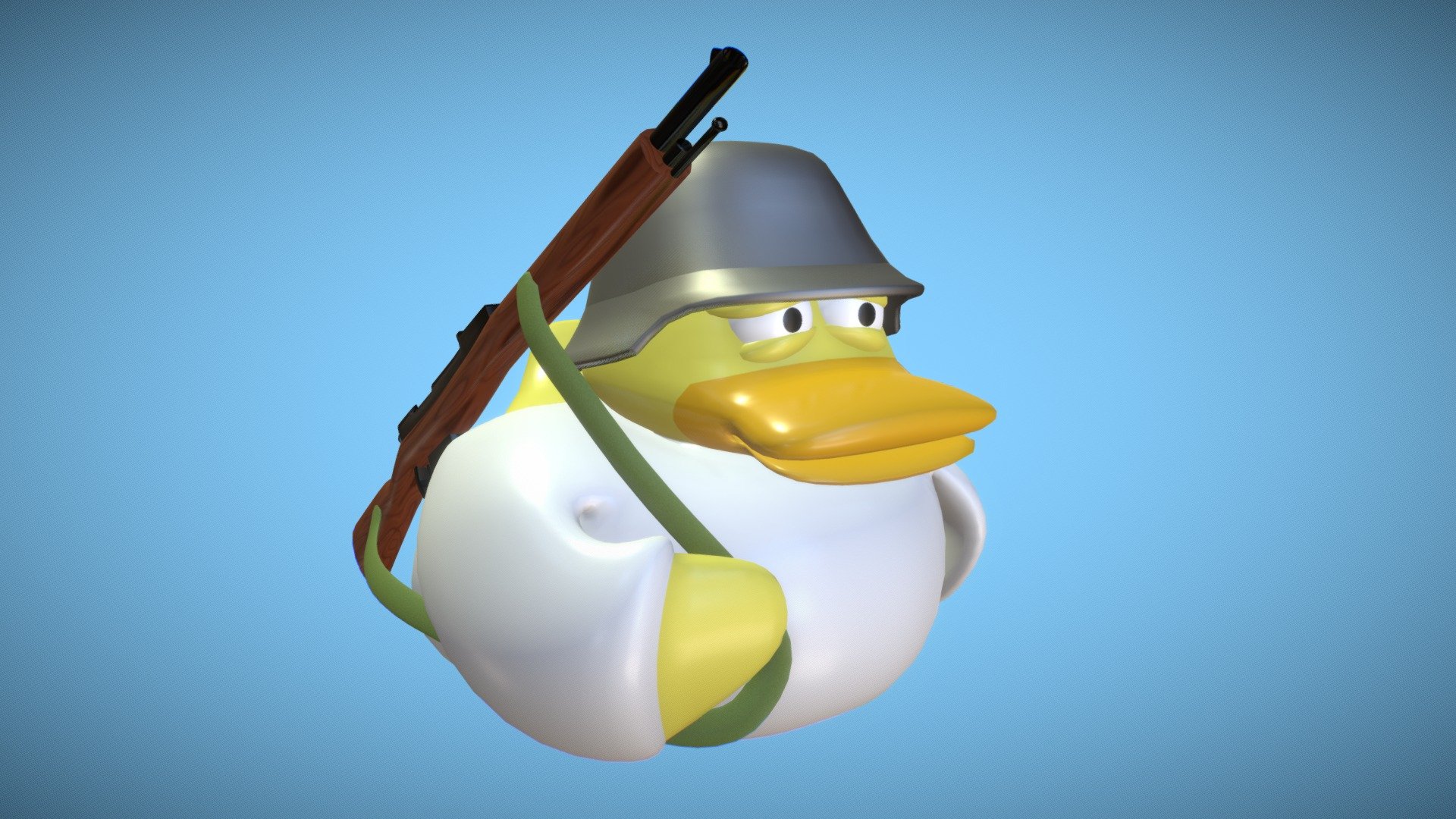 Winter War Ducky - Download Free 3D model by markus.blend [1d4213e ...