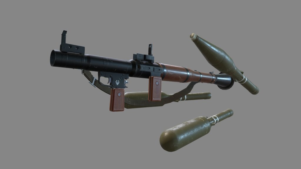 RPG-7 - 3D model by Abdiel (@Abdiel3D) [1d42d12] - Sketchfab