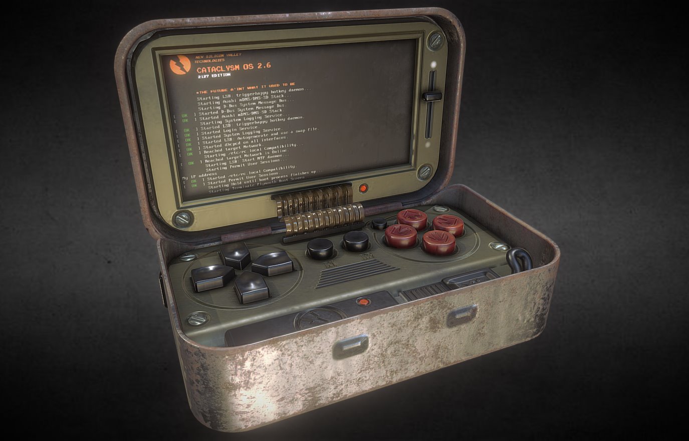 Post-Apocalyptic Microcomputer - 3D model by Glennosaurus (@ghilby ...