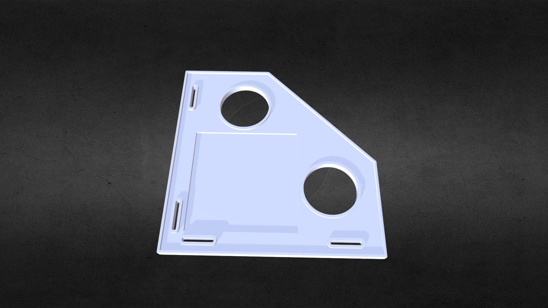 Base Plate V6 CNC - 3D model by Mission 3D (@mission3d) [1d45edb ...
