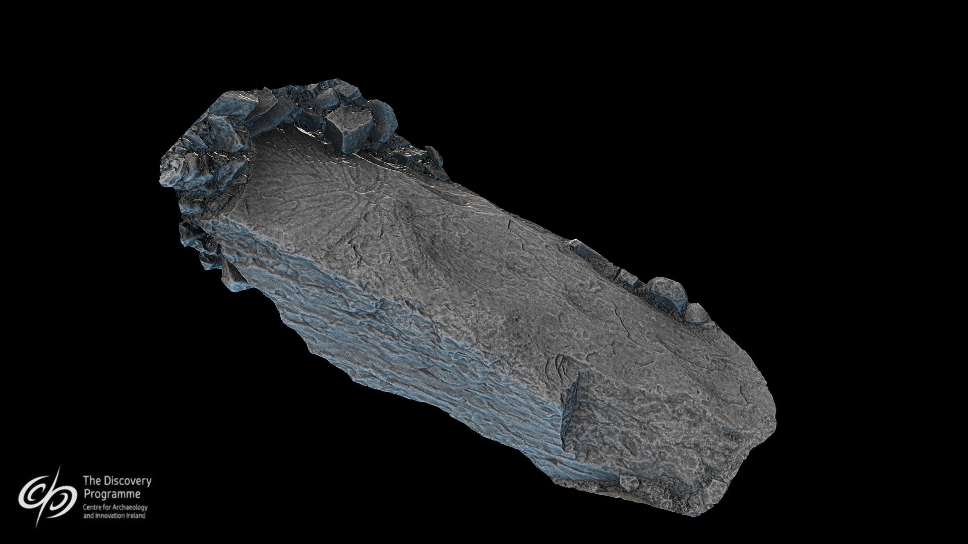 Kerbstone T1.9, Dowth Hall Passage Tomb (PBR) - 3D model by The ...