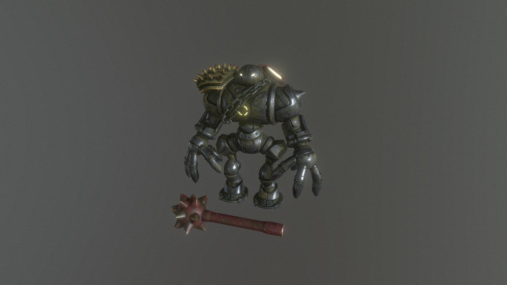 Ancient Robot - Download Free 3D model by kamigaminokui [1d485bd ...